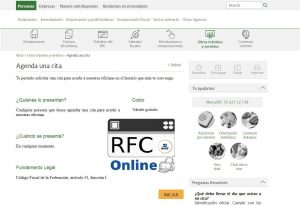 Citas SAT - RFC en línea
