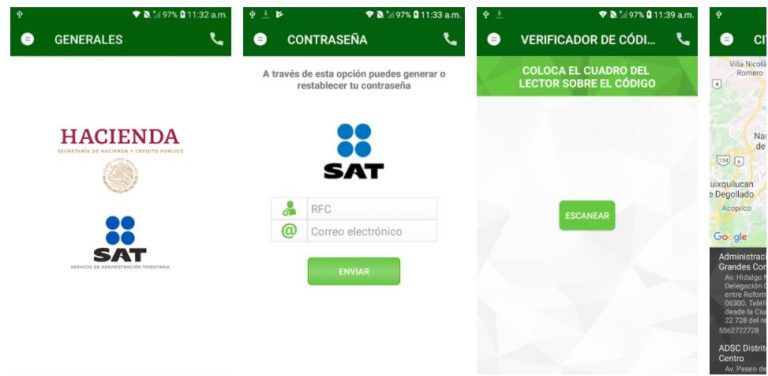 Descarga la app del SAT - RFC en línea